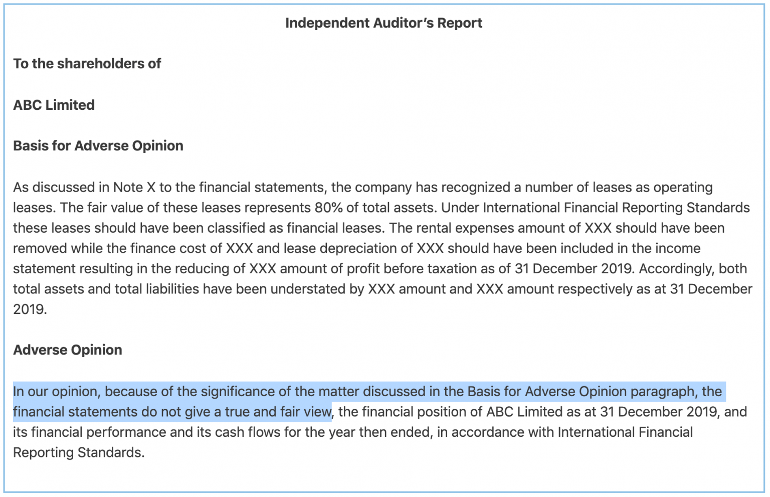 4 Types of Audit Report | Explanation | Examples - Accountinguide